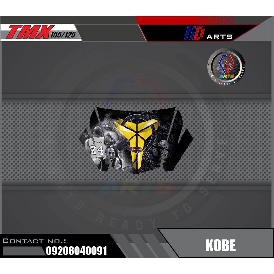 Cowling Decals "Kobe" Designs : Customized Motorcycle Decals, Laminated ...