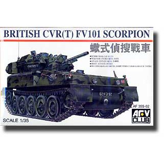 Plastic Assembly Model 1/35 Scale British CVR(T) FV101 Scorpion ...