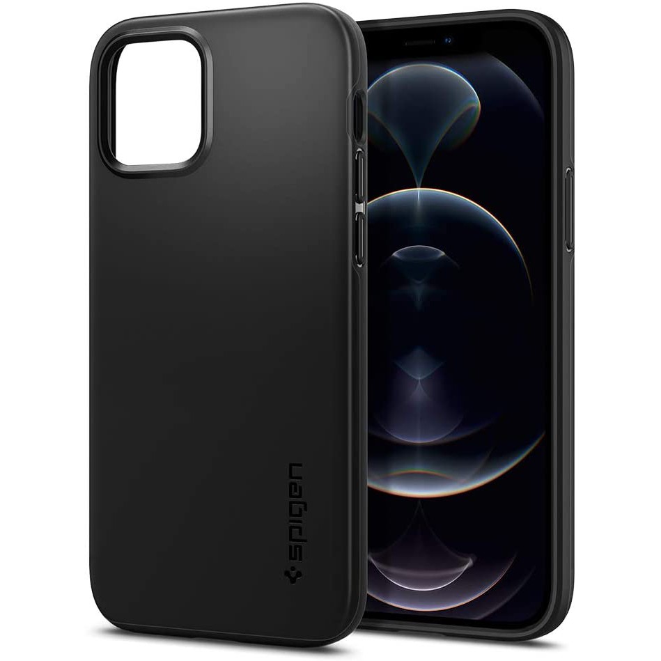 Spigen iPhone 12 Pro / iPhone 12 Case Thin Fit Pro | Shopee Philippines