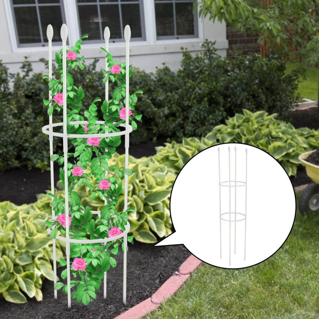 [Ready Stock]Climbing Frame Plant Support Piles Garden Trelli Attached ...