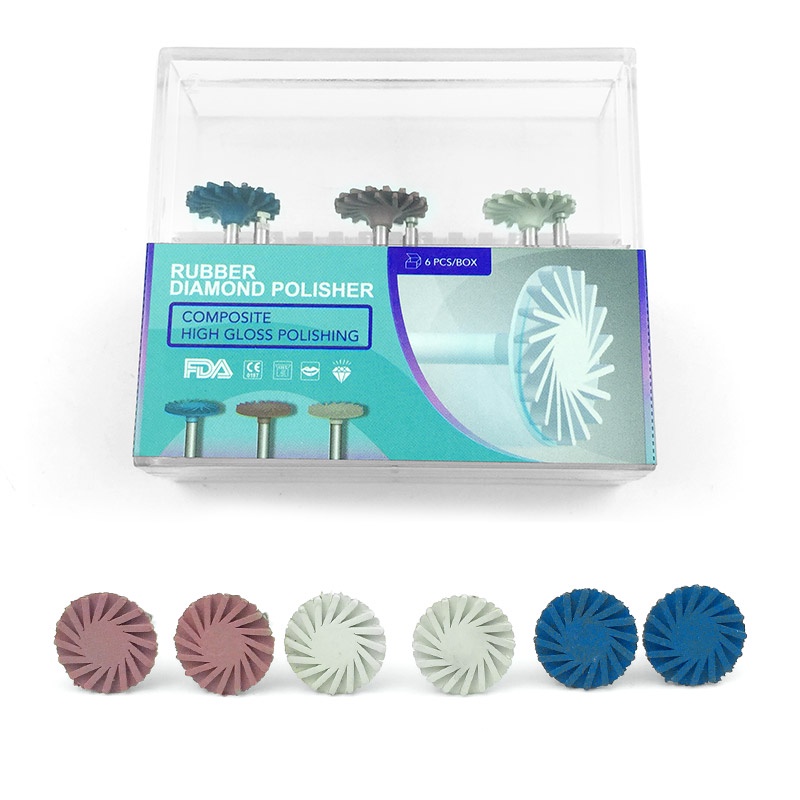 6pcs/Box Dental Composite Polishing Diamond System RA Disc Oral Hygiene ...