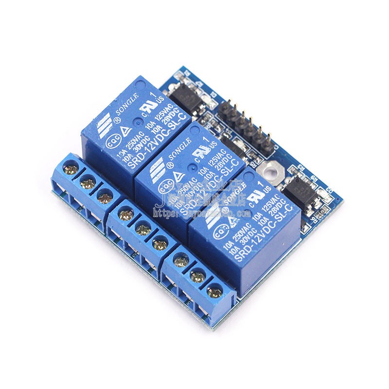 3.3V/5V or 12V 1/2/3/4Channel Relay Module 5mA With Optocoupler ...