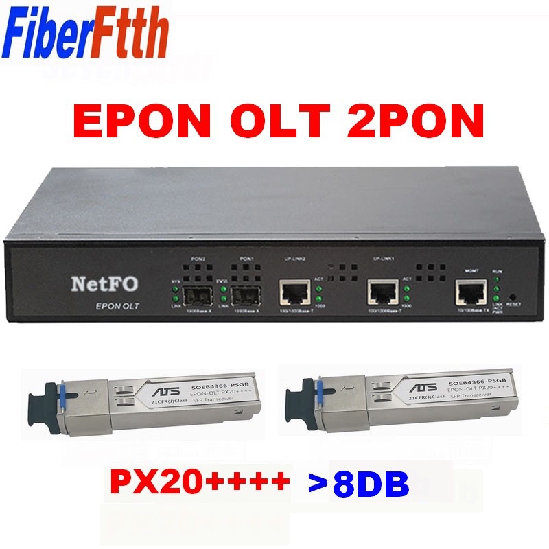 EPON OLT 2PON Ports FTTH CATV OLT with 2 pcs PON MODULE | Shopee ...