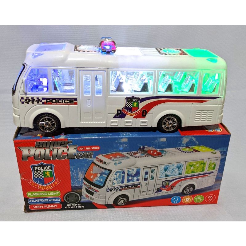 BUMP AND GO ELECTRONIC BUS TOY (POLISE) | Shopee Philippines