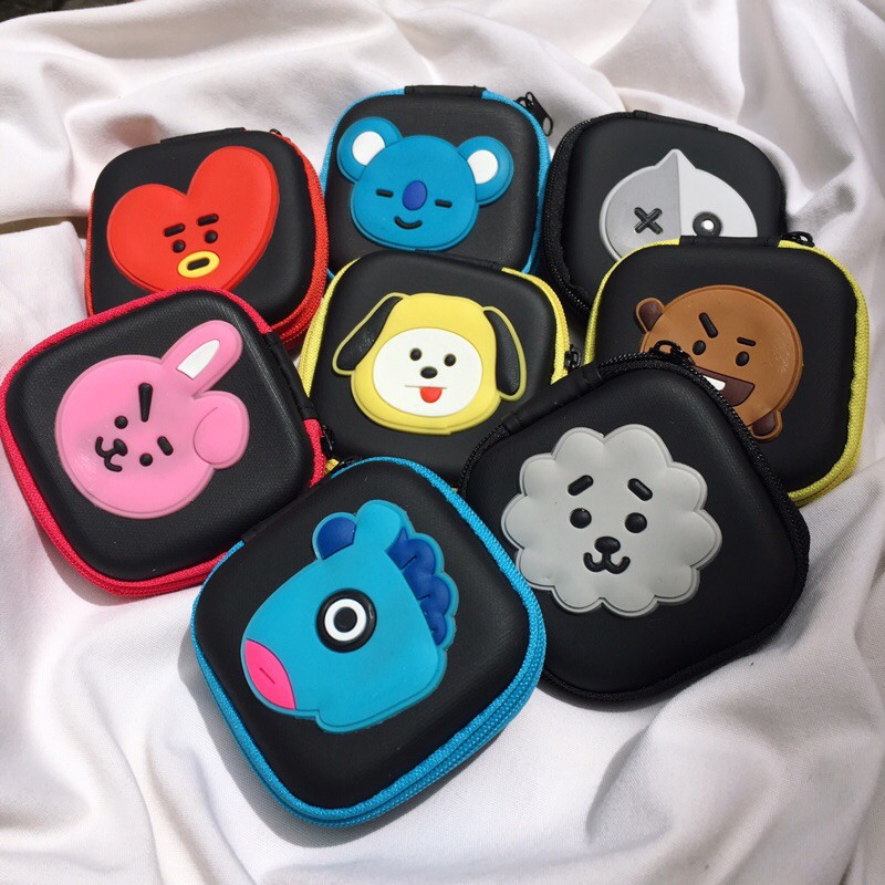Bts Wallet / Bts Coin Purse / Earphone Wallet / Bts / Army / Bts Bag ...