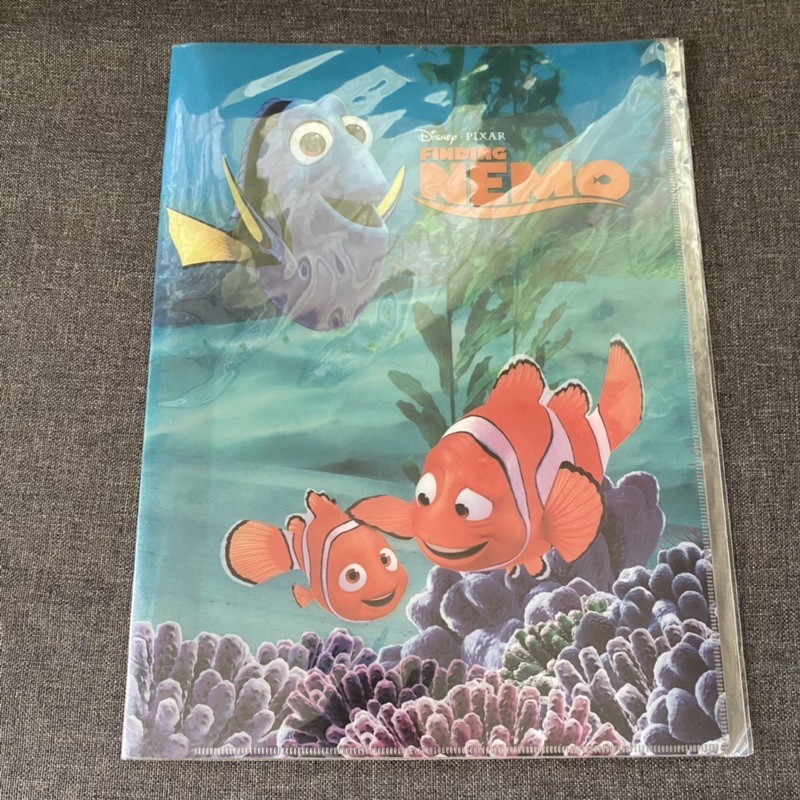 AUTHENTIC FINDING NEMO PLASTIC FOLDER L TYPE PLASTIC FOLDER DISNEY ...