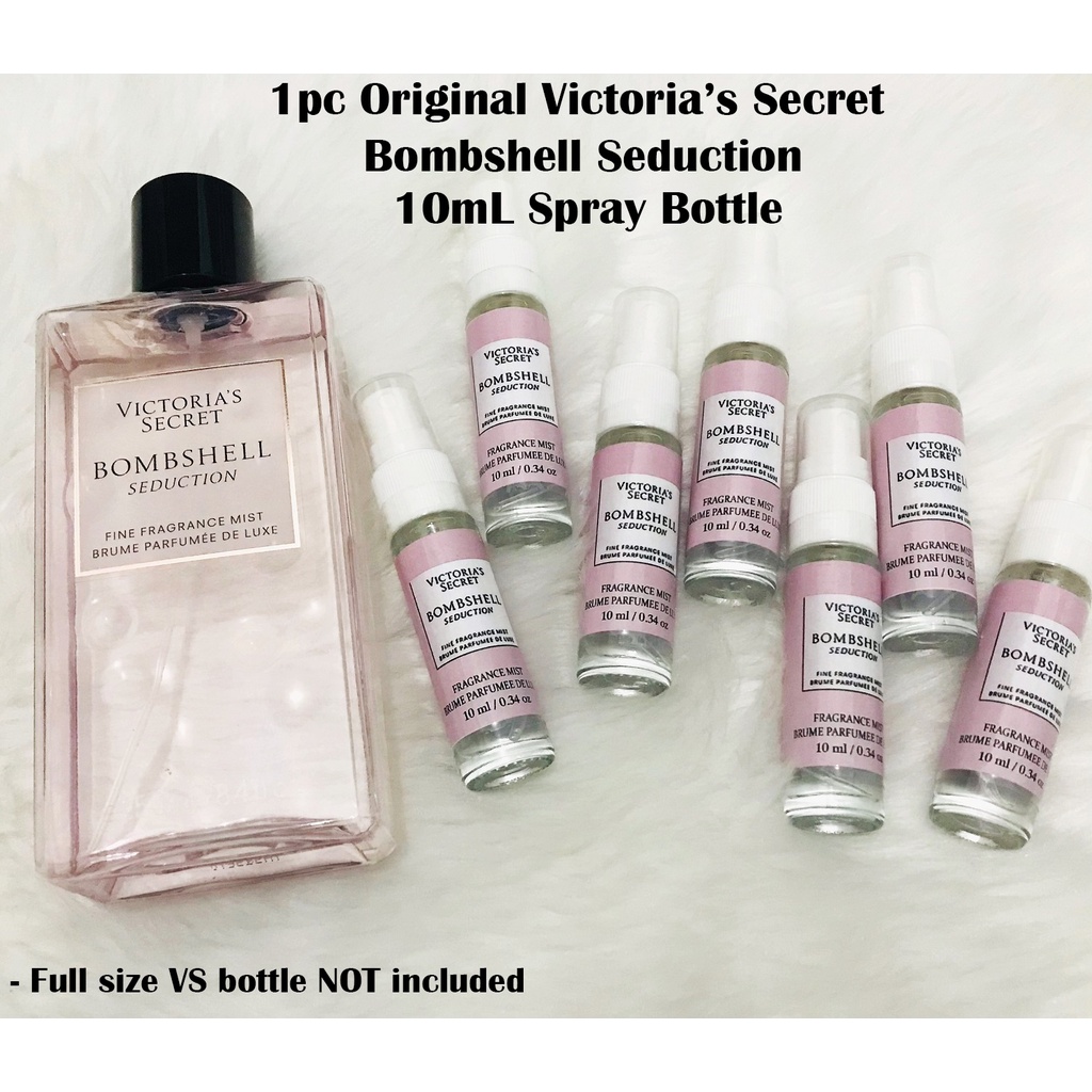 1pc 10mL Original VS BOMBSHELL SEDUCTION Spray Bottle Sample/Giveaway 10mL - lorie262 | Shopee ...