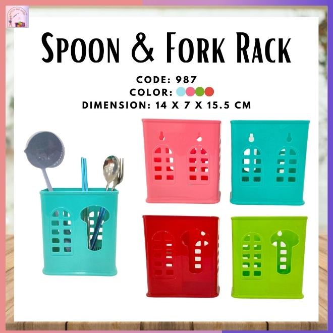 Spoon and Fork Rack / Lagayan ng Kutsara | Shopee Philippines