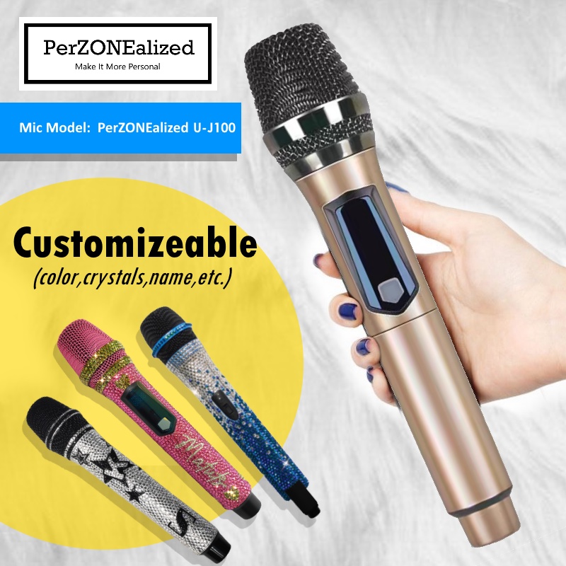 PerZONEalized U-J100 Rechargeable Wireless Microphone ePersonalized ...