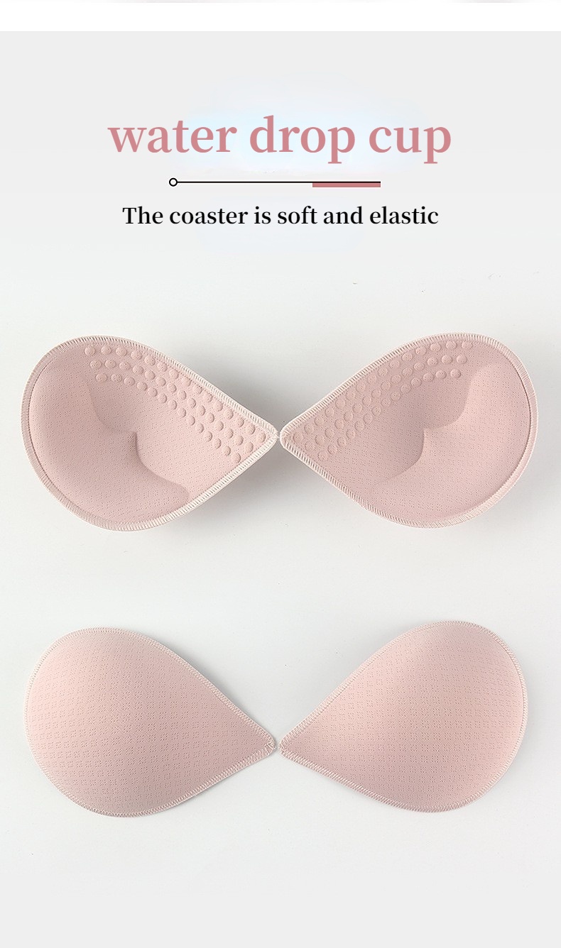 Bra padding latex chest pad 1.5cm split bra insert yoga bra sports bra ...