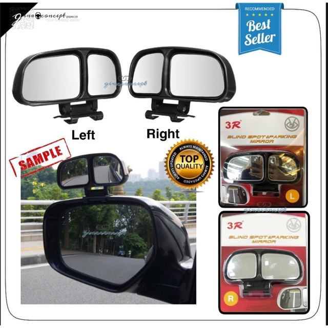 3R Universal Car Wide Angle Blind Spot Rear View Side Mirror (Left ...
