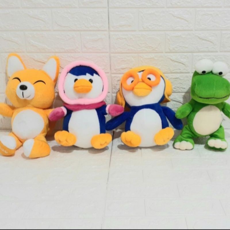 Pororo and Friends doll |Petty Doll|Pororo Doll|Eddy's doll| Crog Doll ...
