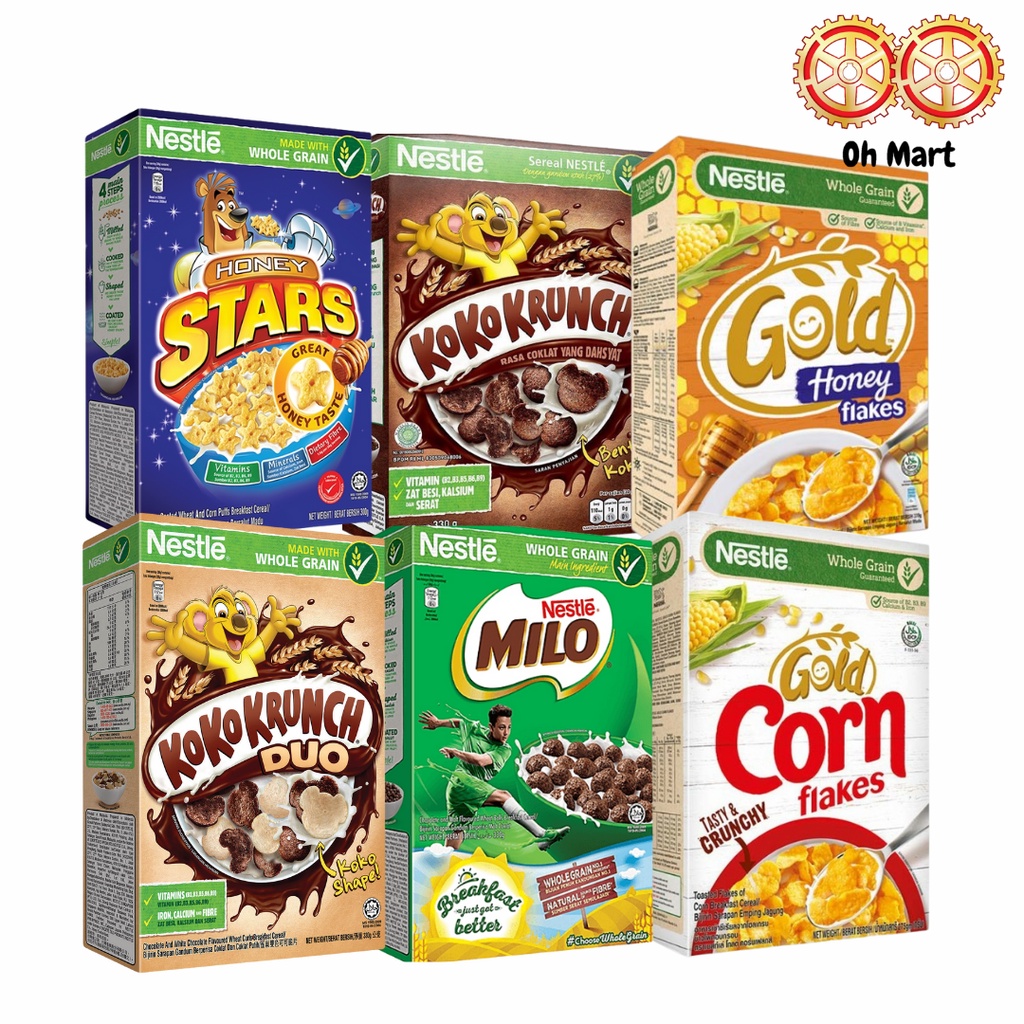 Nestle Breakfast Cereal Koko Krunch / Honey Star / Milo/ Corn Flakes ...