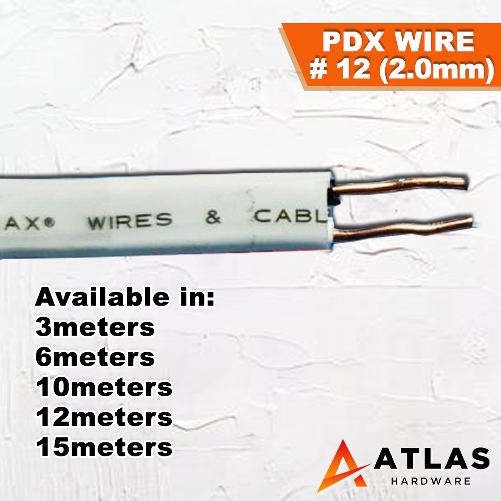 PDX Electrical Wires #12 (2.0mm) Sold per Meters | Shopee Philippines