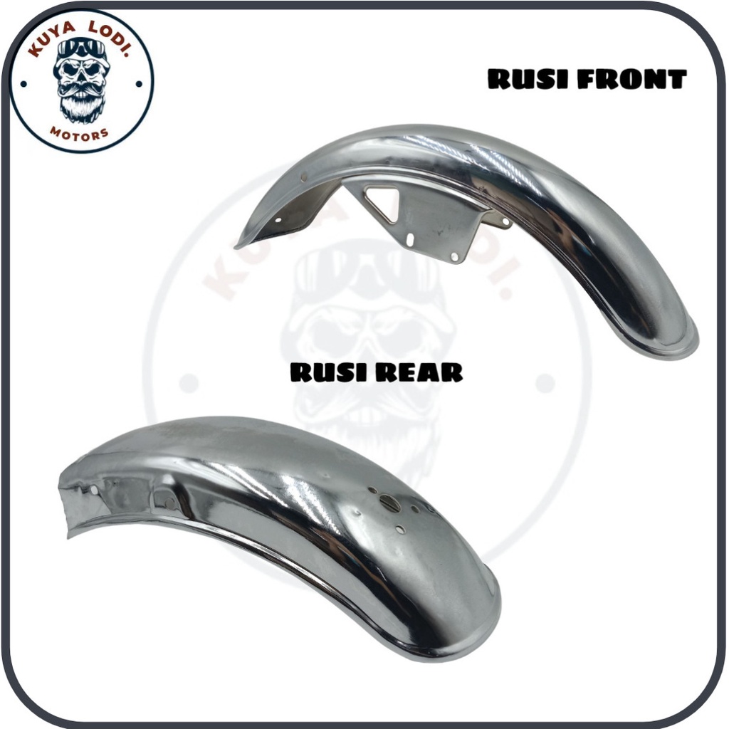 KuyaLodi Motorcycle Stainless steel Fender Mudguard for Rusi front/Rear ...