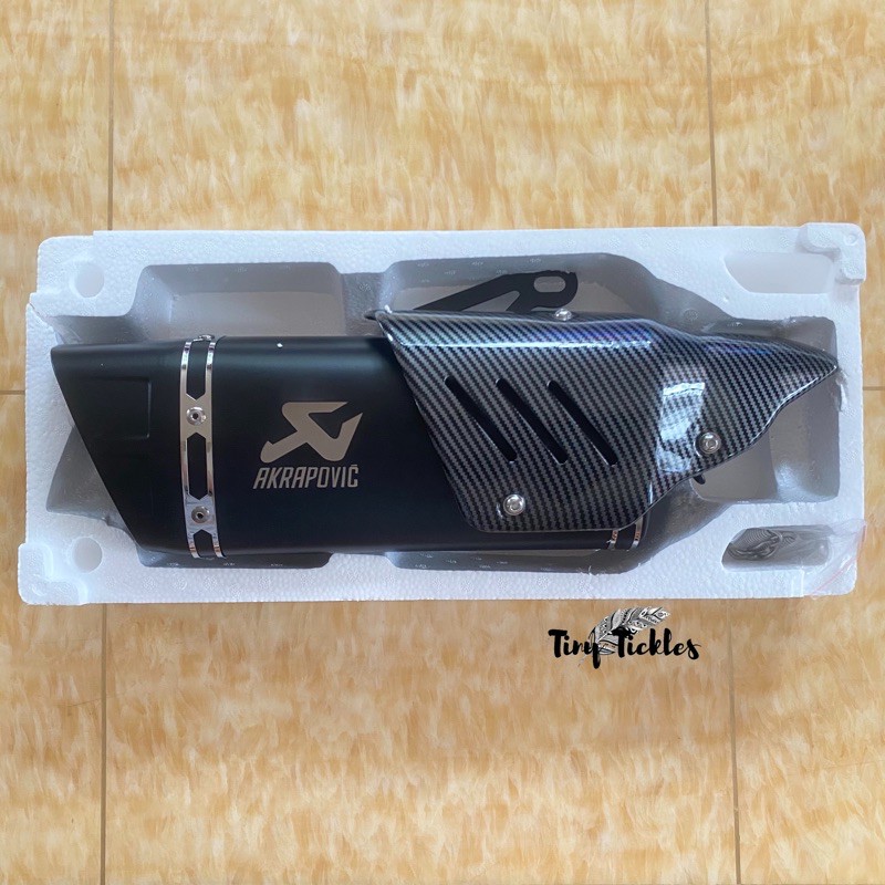AKRAPOVIC M1 Motor Exhaust Muffler Pipe (38-51mm inlet) | Shopee ...