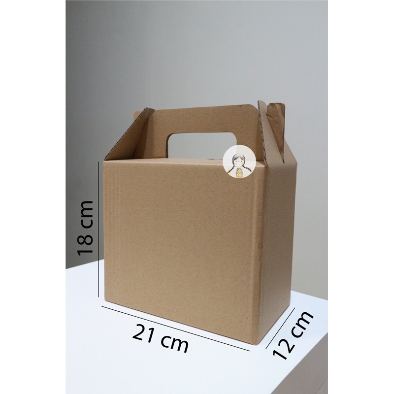 Gable box, box/box/ Tote box, hampers box - Size 21x12x18cm | Shopee ...