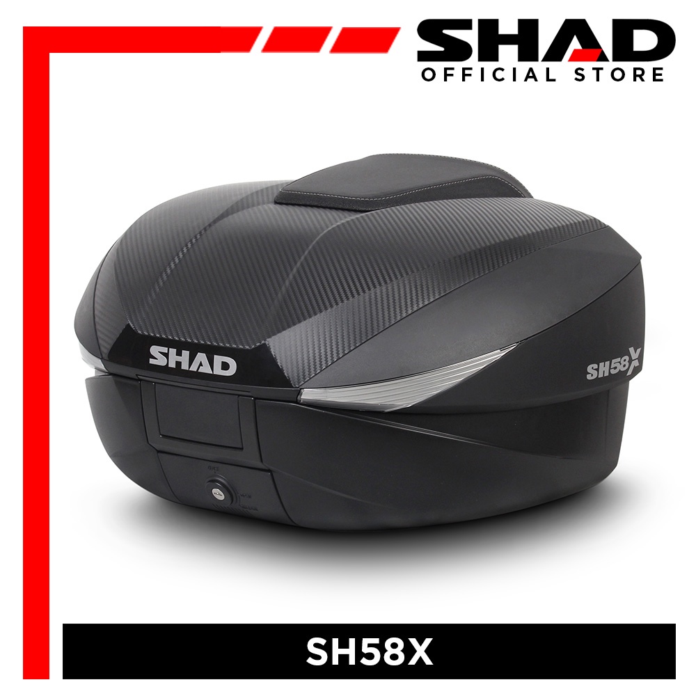 SHAD Motorcycle Box SH58X Black Carbon | Shopee Philippines