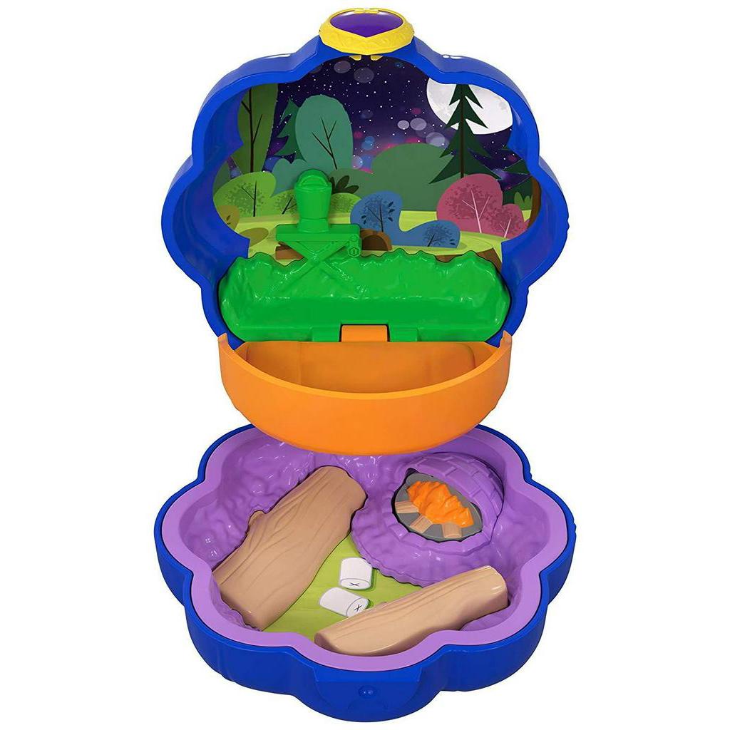 Polly Pocket Tiny Pocket Places - Out of Sight Campsite Compact ...