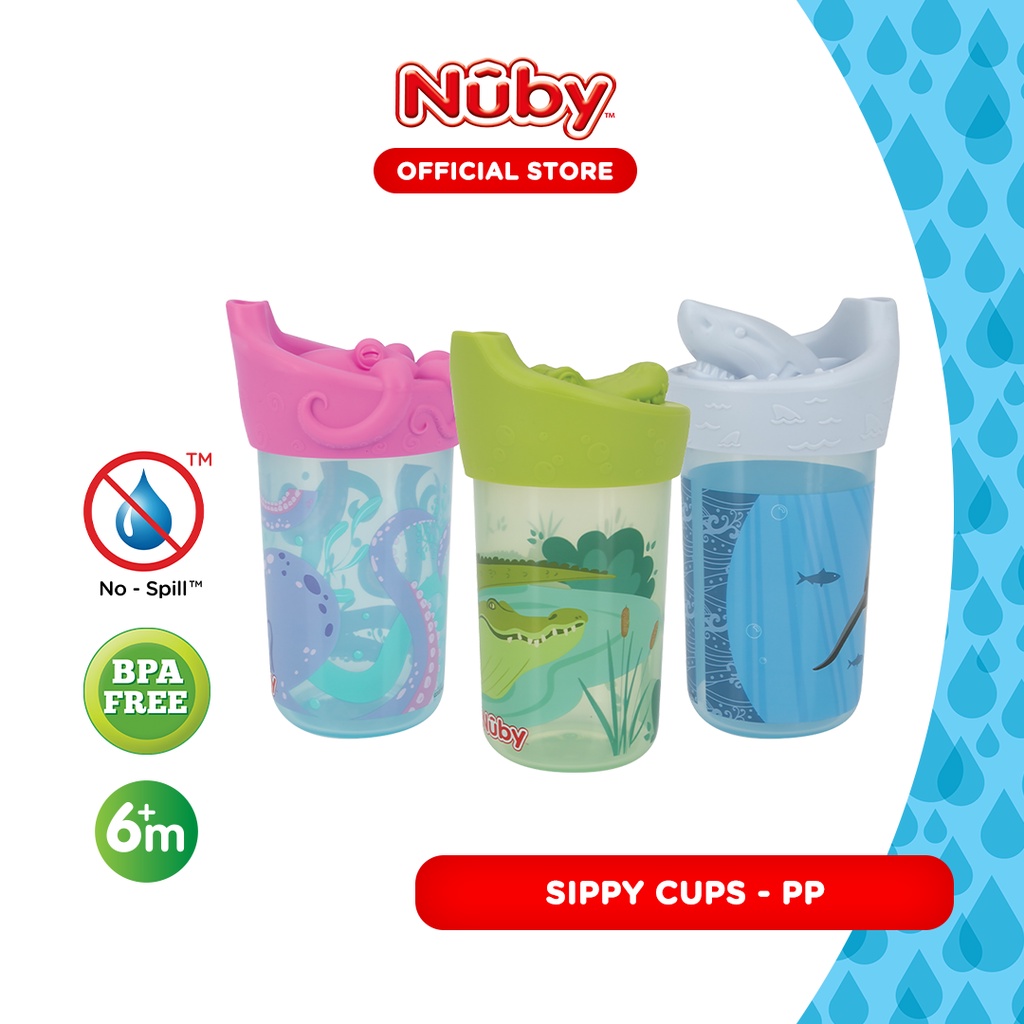 Nuby 3D Character Spout Cup - Child Drinking Bottle | Shopee Philippines