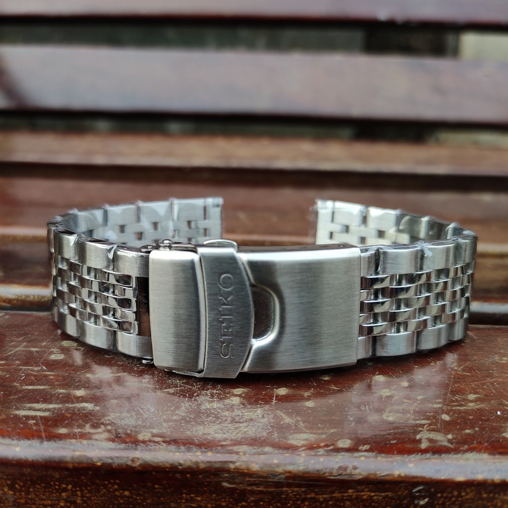 Seiko Stainless Steel Watch Chain Strap 22mm Solid Material quality ...