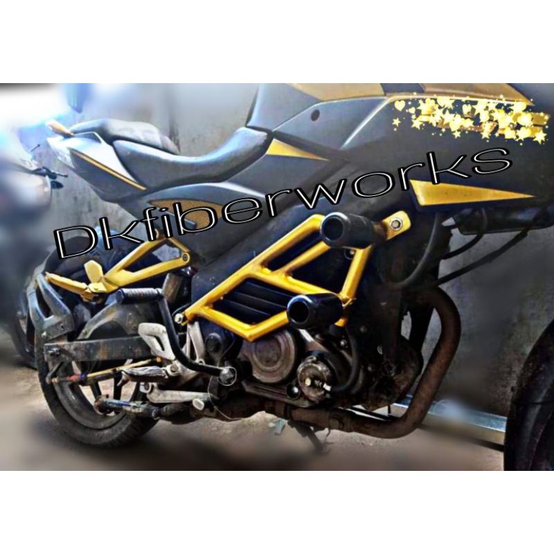 Kawasaki Ns150, Ns160, Ns200 Sharkgrill trellis with dual slider ...