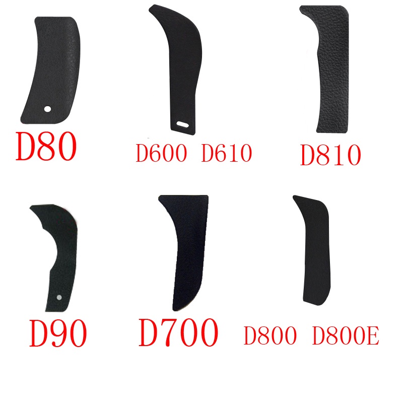 For Nikon D80 D90 D600 D610 D700 D800 D800E D810 Thumb Rubber Back cover DSLR Camera Replacement ...