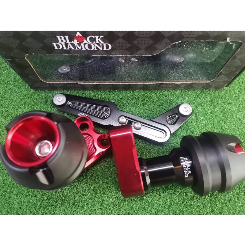 ORIGINAL BLACK DIAMOND SLIDER FOR NMAX V1 V2 ADV150 AEROX V1 V2 PCX150 ...