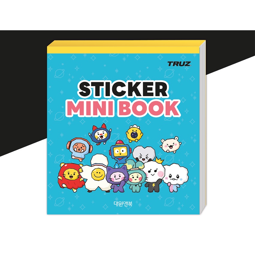 [ONHAND/OFFICIAL] TREASURE X LINE FRIENDS X TRUZ X DAEWON STICKER MINI ...