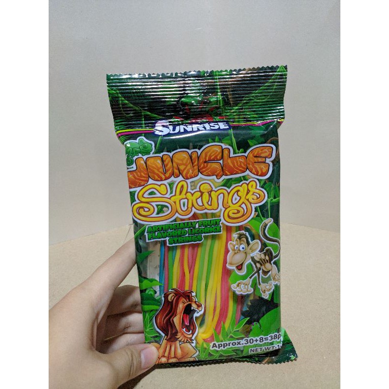 SUNRISE KARATE BELTS 38pcs | RAINBOW STRAWBERRY JUNGLE STRINGS SOUR ...