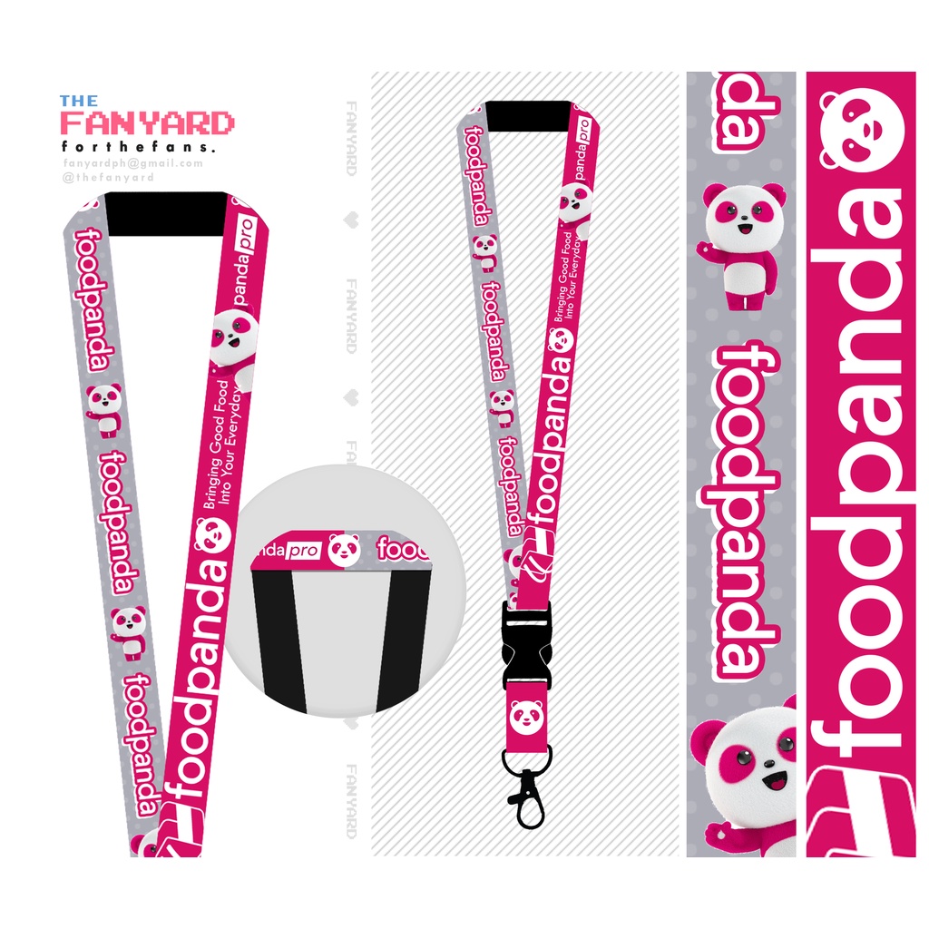 Foodpanda Id lace / Lanyard (Unofficial) | Shopee Philippines