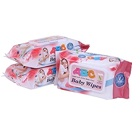 Acc ABC Baby wipes Cleaning towels big package baby wipes | Shopee ...