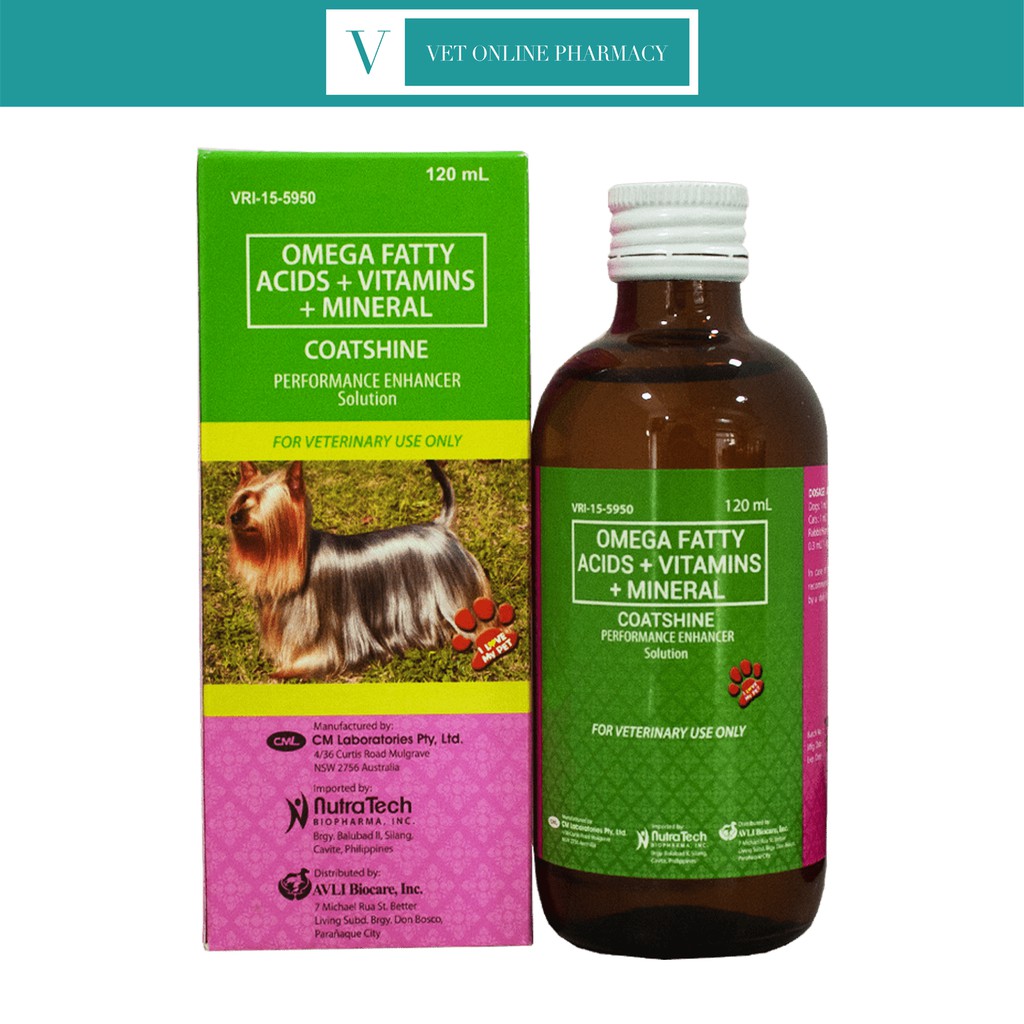 Coatshine Syrup 120ml (Coat and Skin Vitamins) for Dogs & Cats | Shopee ...