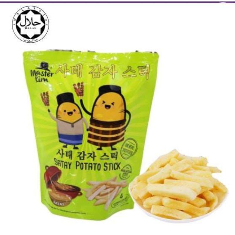 Halal Master Kim Potato Stick 脆薯条 72g(4conviPacks) | Shopee Philippines