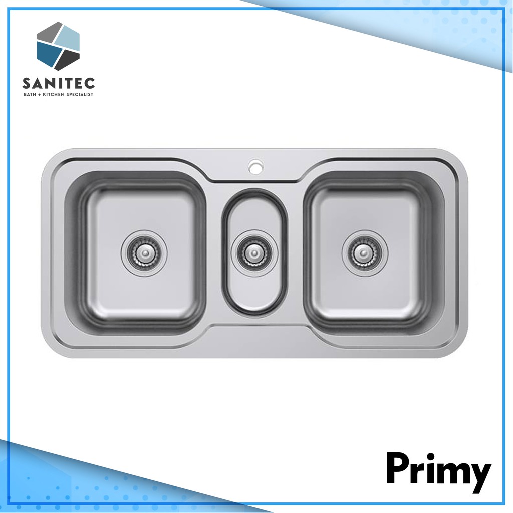 Primy 2.5 Bowl Inset Kitchen Sink by Sanitec | Shopee Philippines
