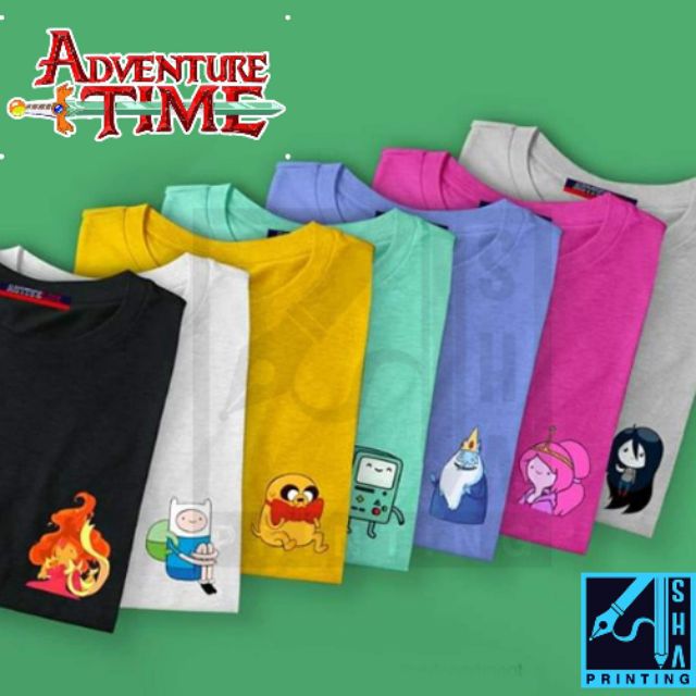 ADVENTURE TIME POCKET TEE TSHIRT TREND | 4shaPrints | Shopee Philippines