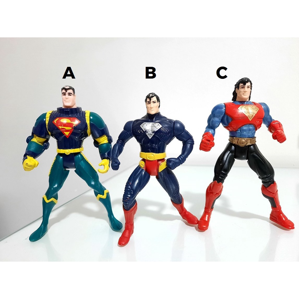 1990s SUPERMAN Kenner vintage action figures toy DC Comics Super man ...