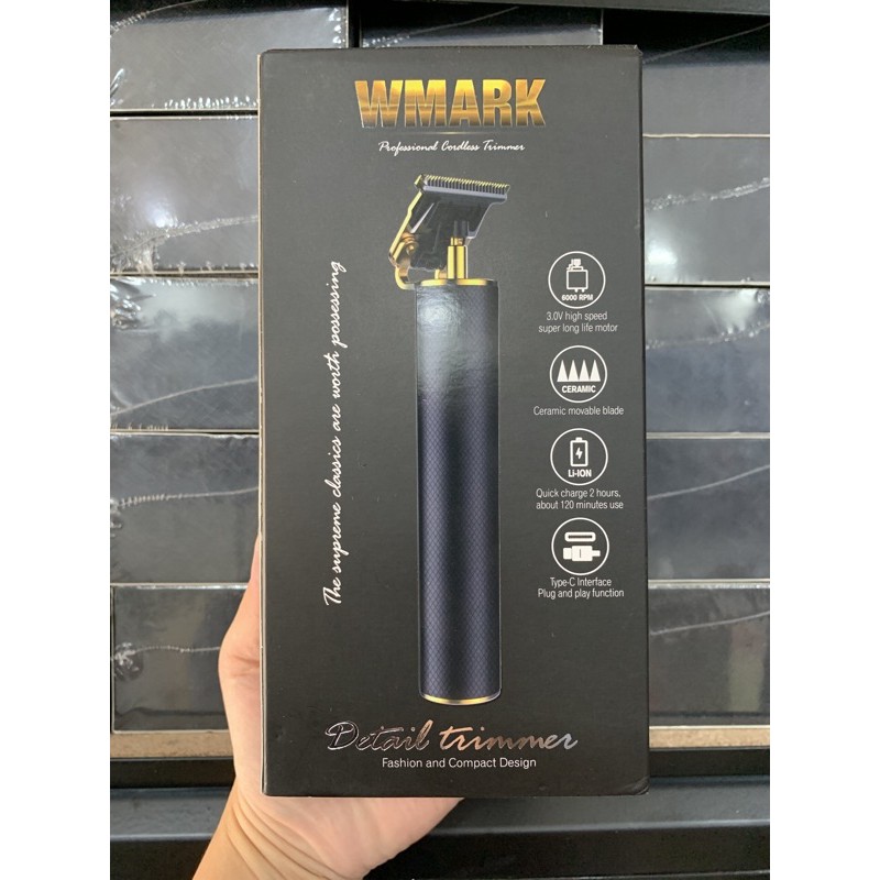 WMARK Professional Trimmer skeleton hair trimmer - barber salon tool ...