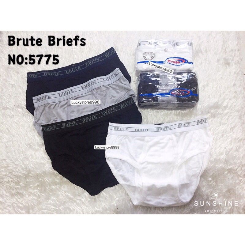 [5775#] Original Brute cotton for men underwear briefs (3 in 1 ...