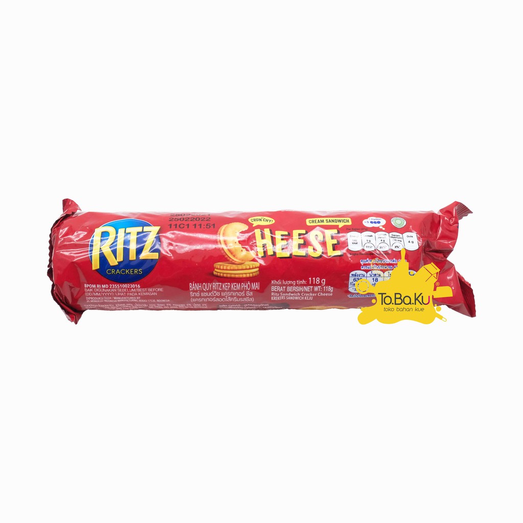 Ritz Sandwich Cheese 118gr | Shopee Philippines