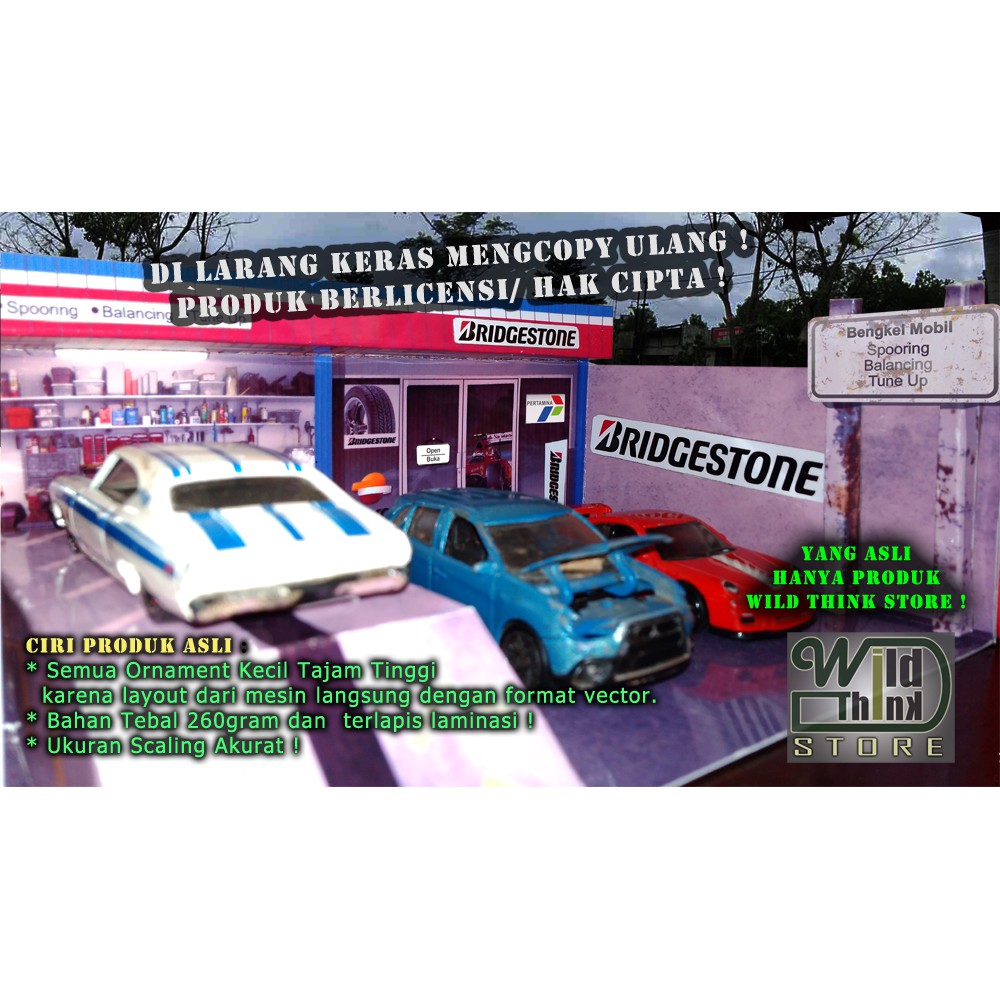 Tomica Workshop Papercraft Diorama Hot wheels | Shopee Philippines