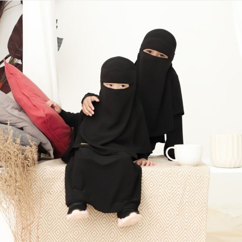 Niqab Kids Bandana | Children's Veil Bandana Rope Antem | Dhuha series ...