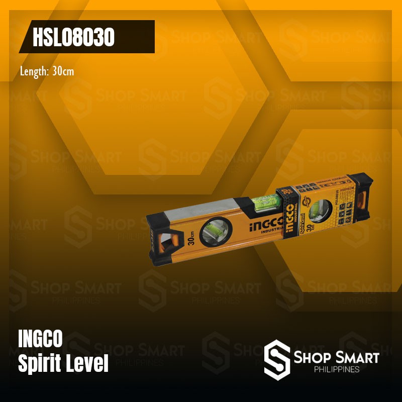 INGCO Spirit Level (HSL08030) | Shopee Philippines