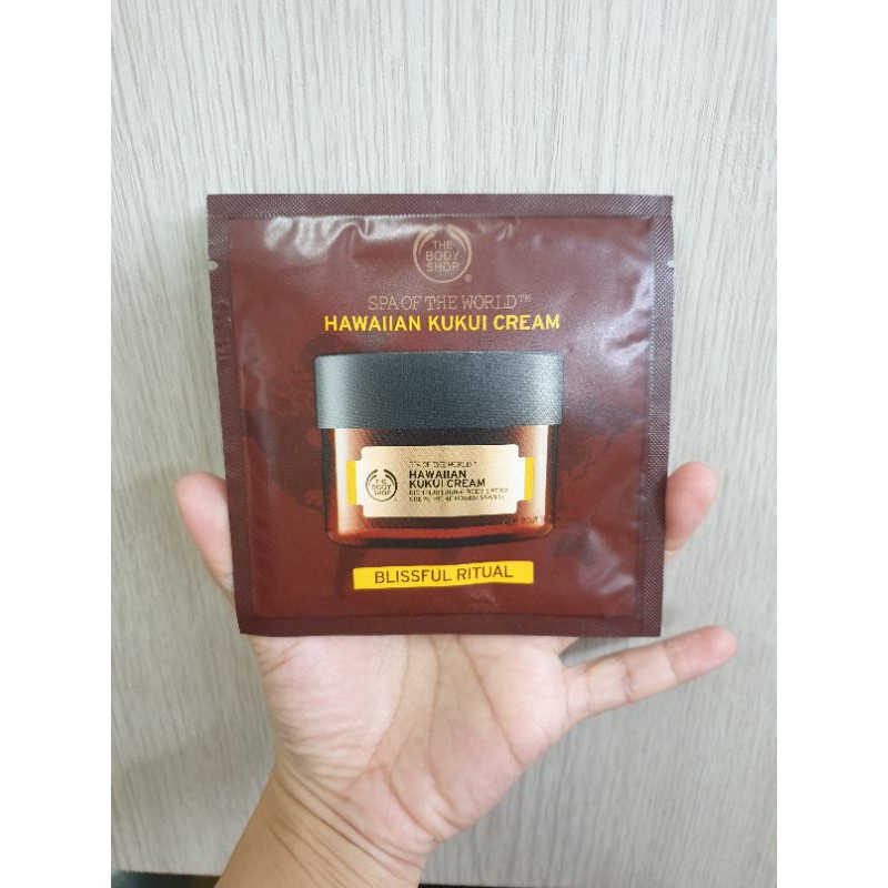 THE BODY SHOP SPA OF THE WORLD HAWAIIAN KUKUI CREAM THE 10ml | Shopee ...