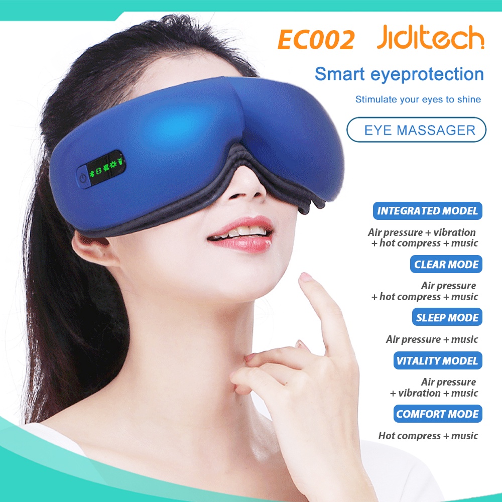 The New Smart Rechargeable Eye Massager Air Pressure Hot Compress ...