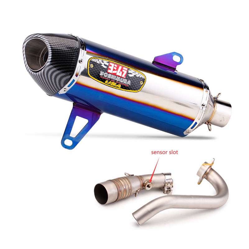 Full Exhaust System For XMAX 300 2017-2023 Modification Plug & Play R77 ...