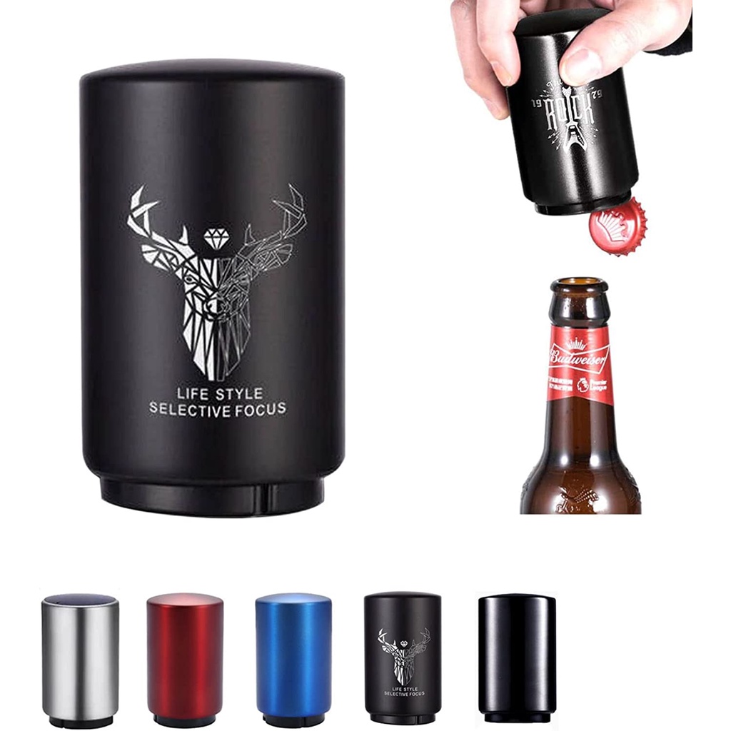 Automatic Wire Stainless Steel Bottle Opener Magnet Party Push Wine ...