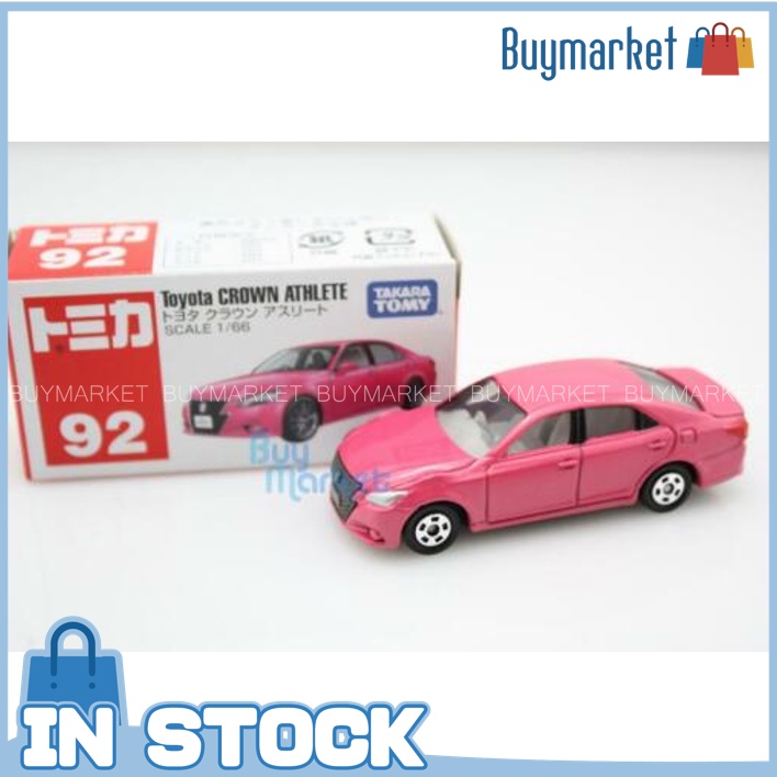 [Original] Takara Tomy Tomica #92 PINK Toyota Crown Athlete Scale 1/66 Diecast Toy Car | Shopee ...