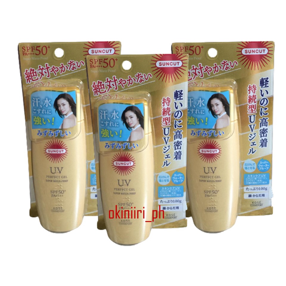 Suncut UV Perfect Gel / Perfect Milk Super Water Proof | Shopee Philippines
