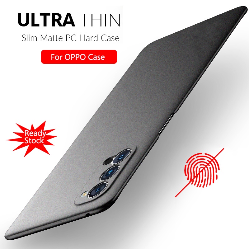 OPPO Reno 6 5G Reno 5 Pro A9 A5 2020 R15 R17 Pro Ultra Slim Thin Matte PC Hard Phone Case ...